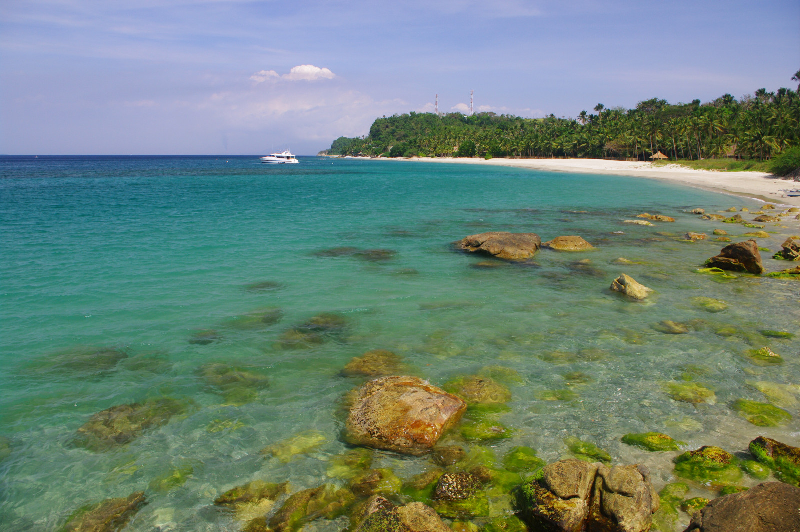 Wallpaper : islands, island, Philippines, landscape, boat, sea ...
