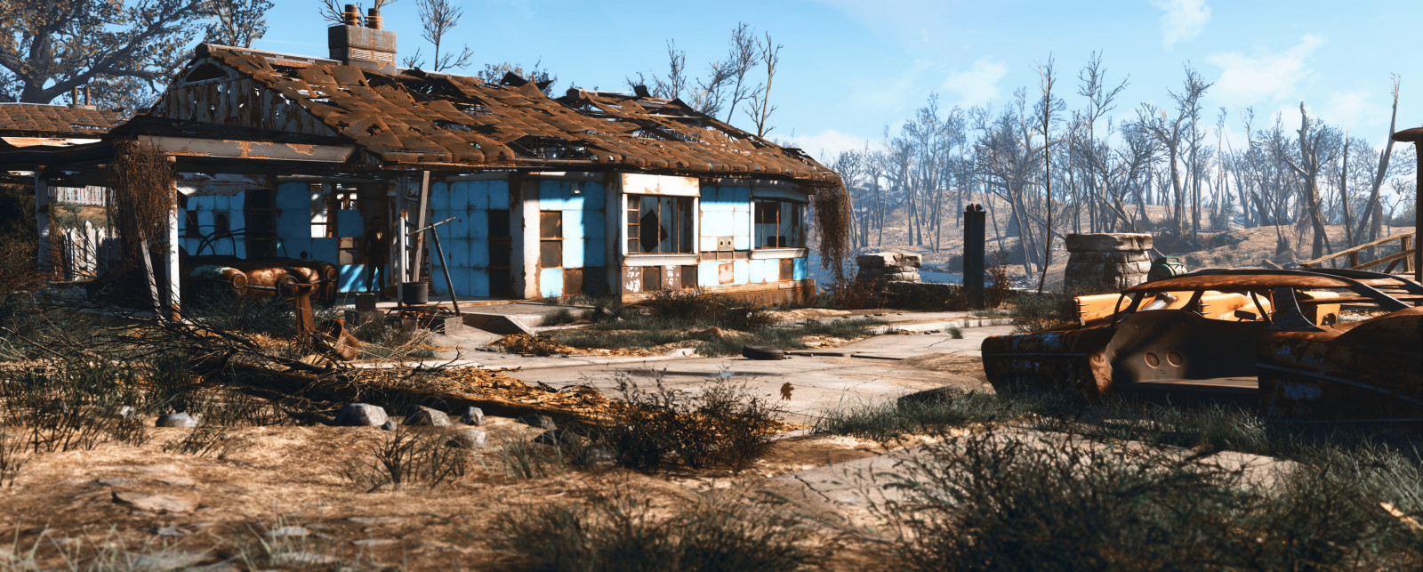 Hình nền : Bethesda, Fo4, Fallout4, Sáng tạo, Atomenb 3570x1436 ...