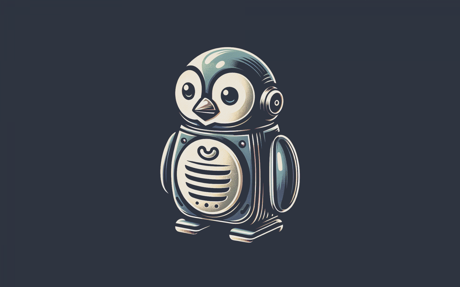 Wallpaper : Linux, penguins, robot 1920x1200 - hellwoodice - 2286162 ...