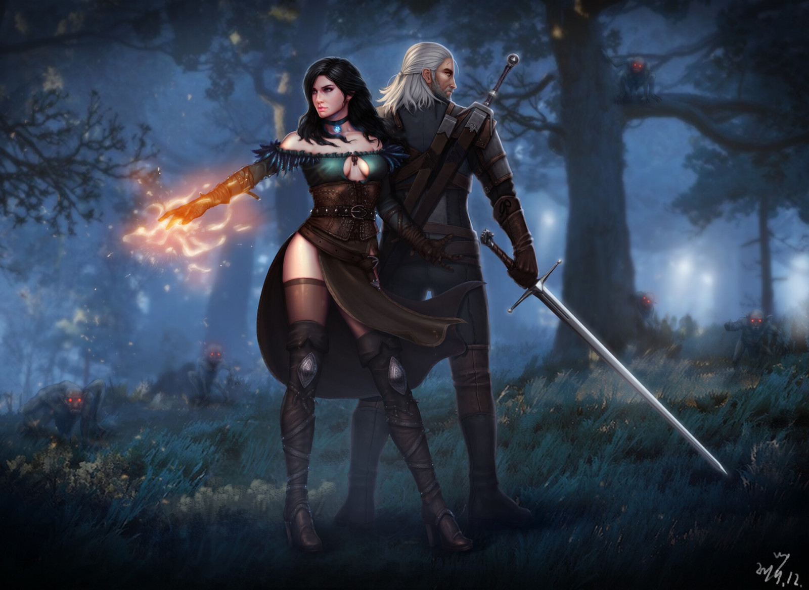 Fondos De Pantalla Wang Yong Rpg Geralt De Rivia La Caza Salvaje De Witcher 3 Video Game