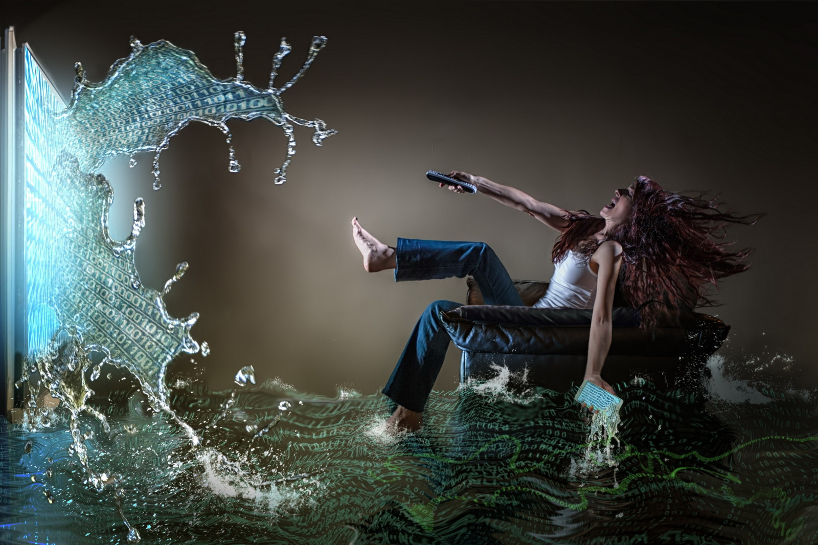 Bakgrundsbilder : digital konst, kvinnor, natt, vatten, stol, mytologi ...