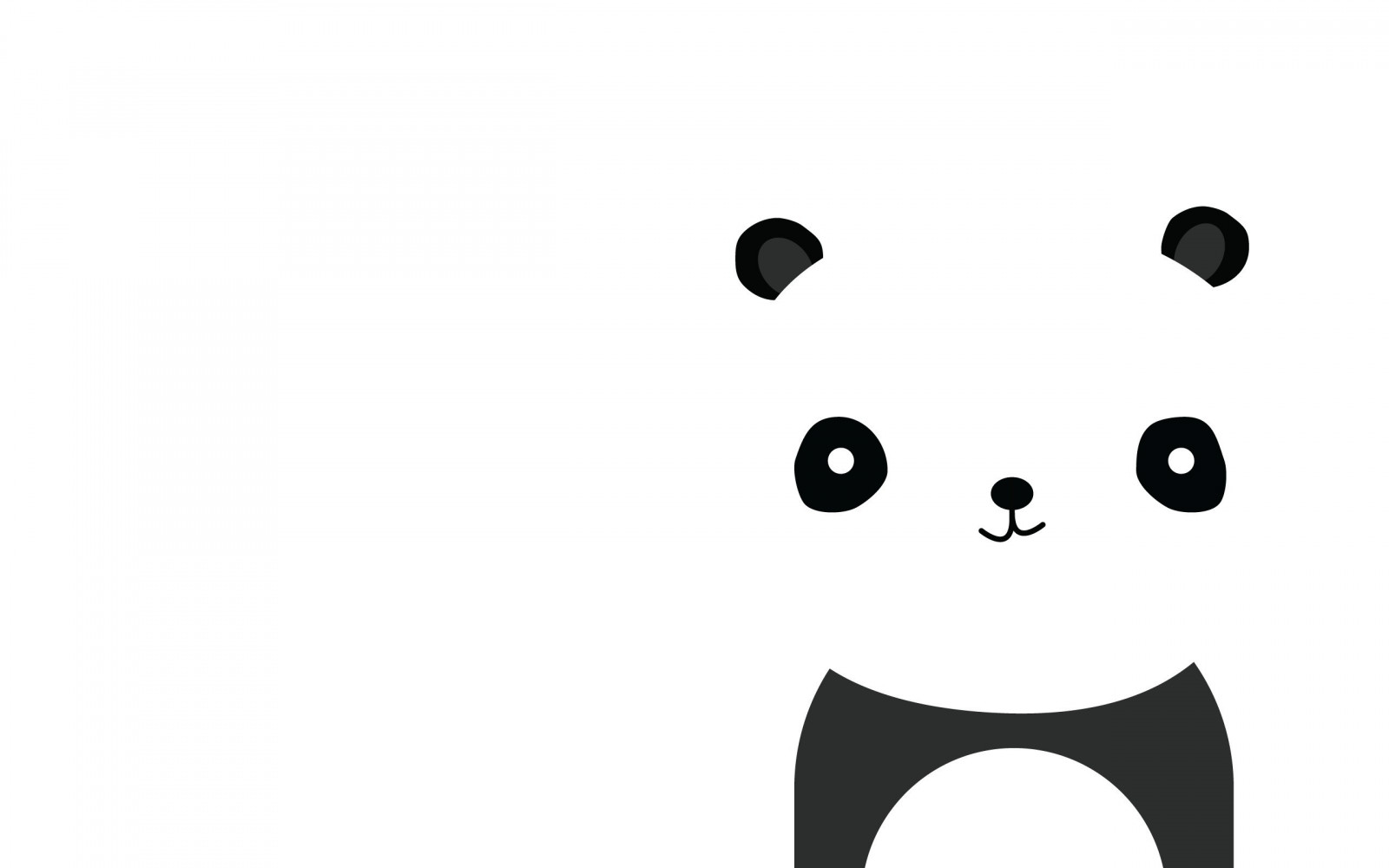 Wallpaper Putih Kartun