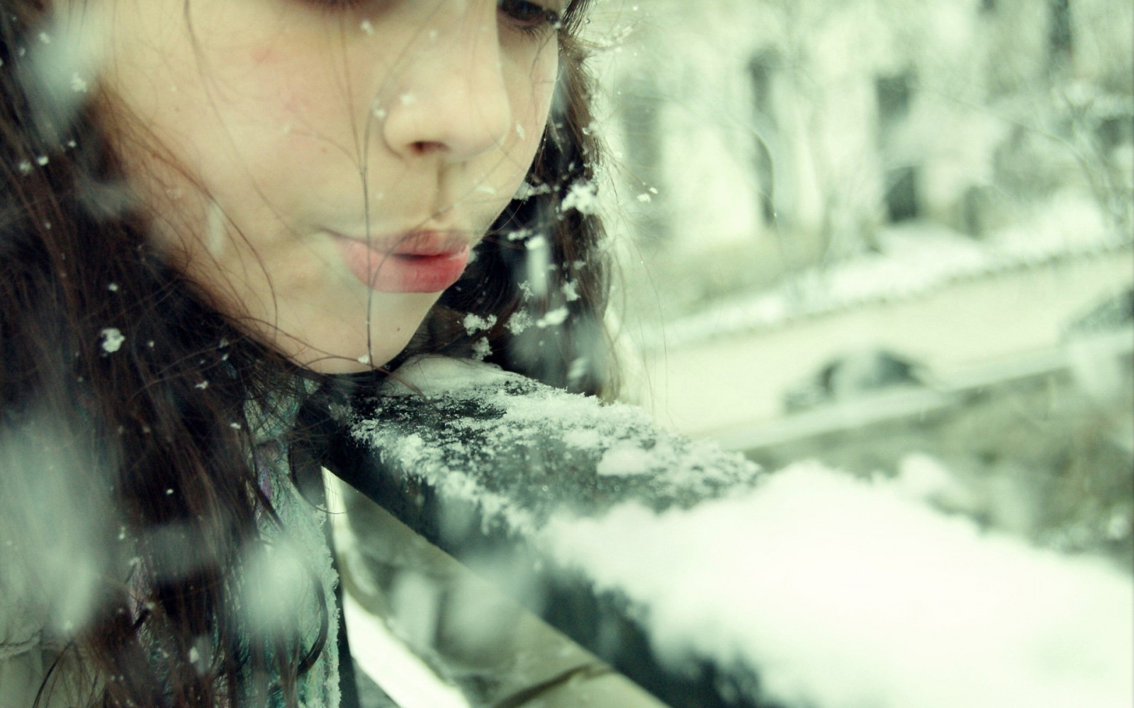 Wallpaper : girl, child, face, snow, wind 1920x1200 - - 663233 - HD ...