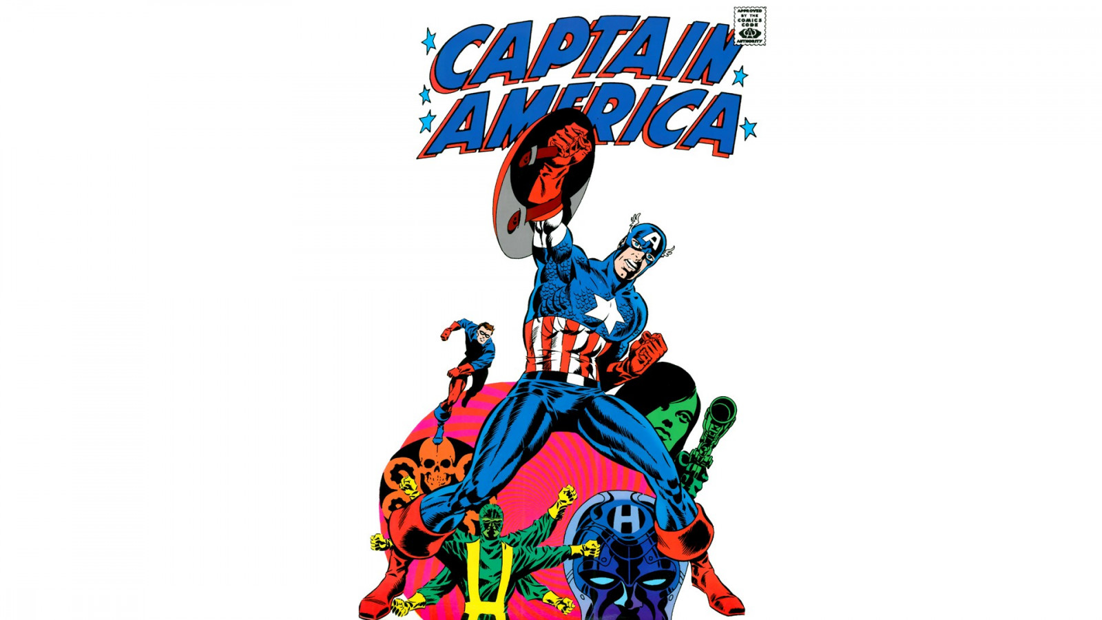 Wallpaper : illustration, cartoon, Captain America, comics, profession ...