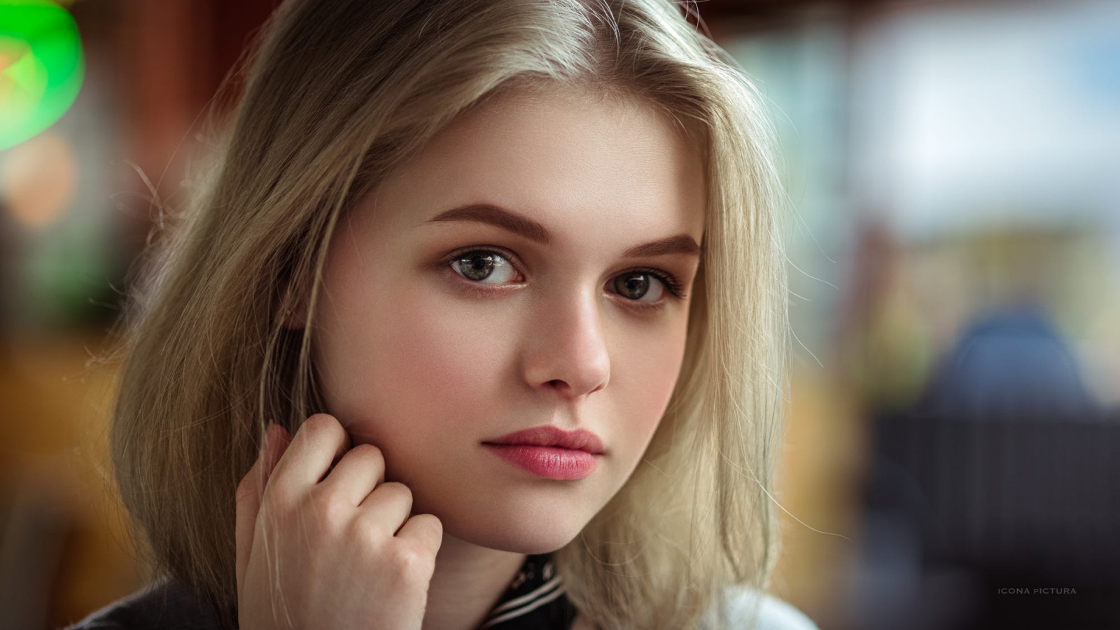 Sfondi : donne, bionda, viso, bokeh, ritratto, Alexandra Sarnovskaya ...