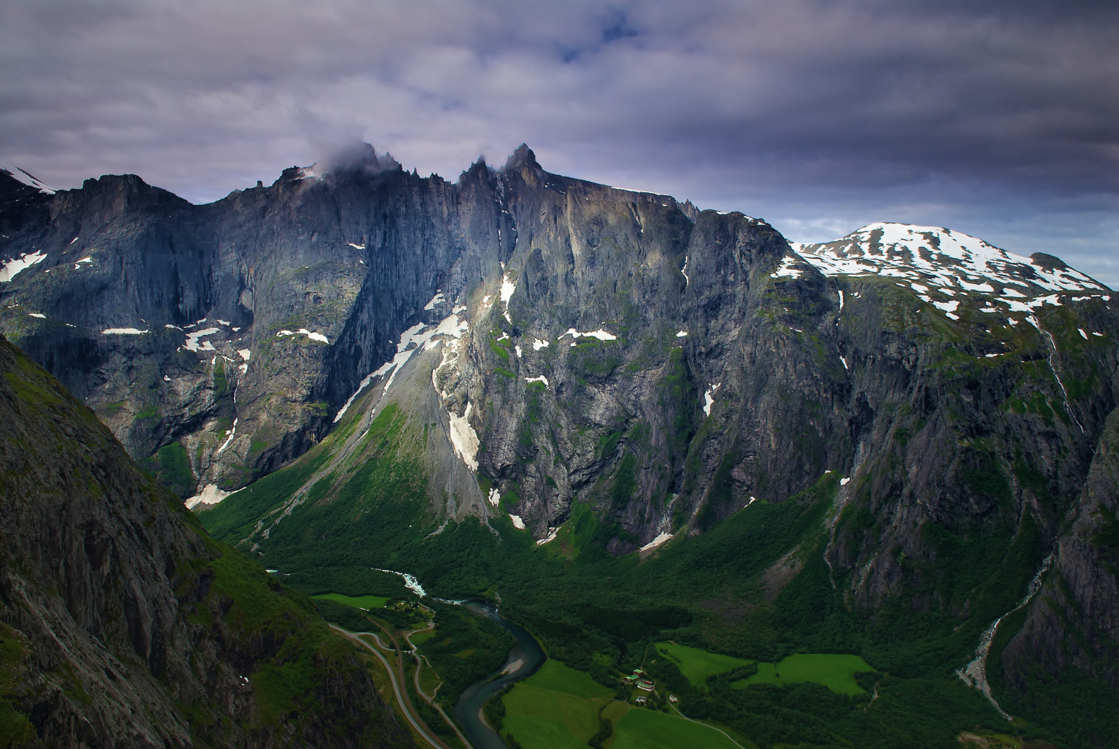 Bakgrundsbilder : landskap, bergen, kulle, sjö, natur, moln, Norge ...