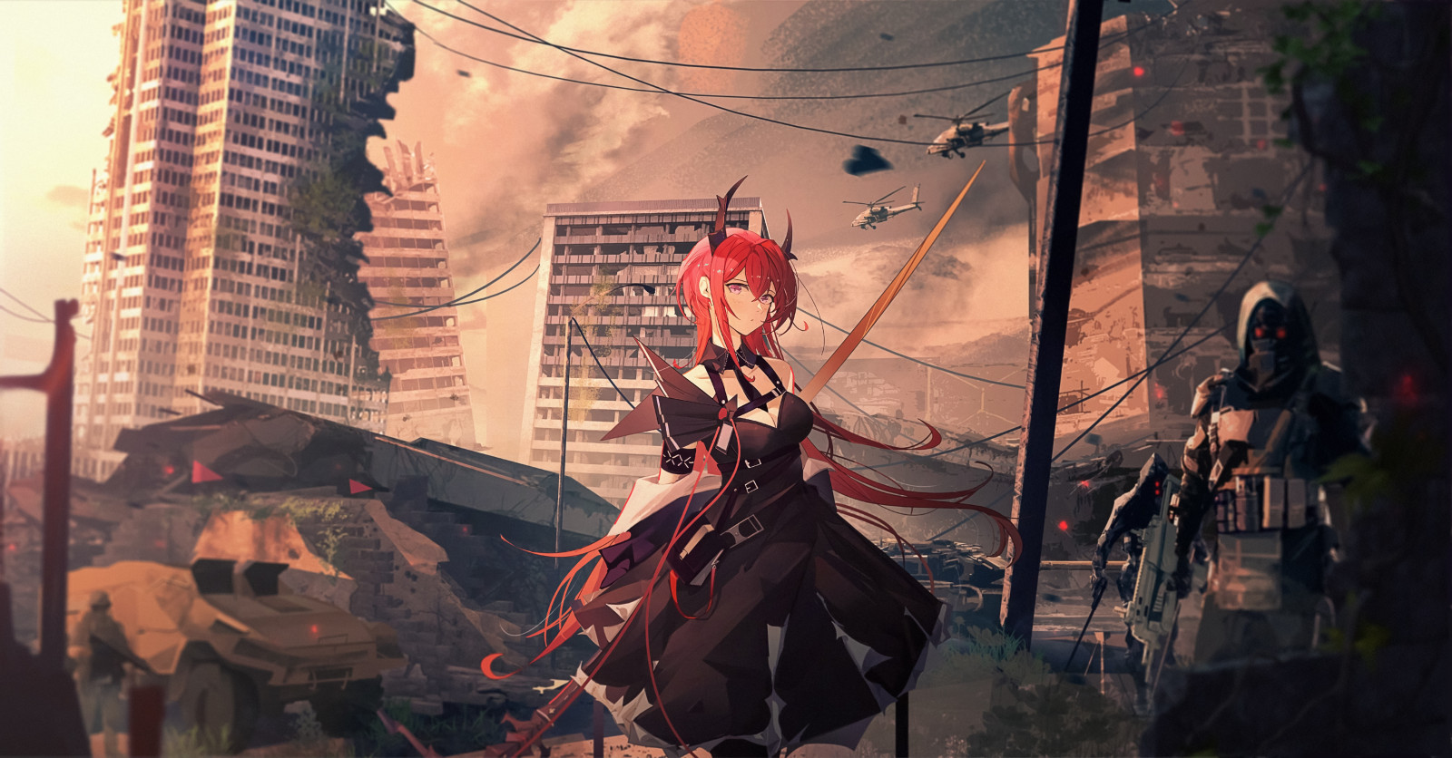 Wallpaper : Surtr Arknights, anime girls 7500x3920 - haidao2006 ...