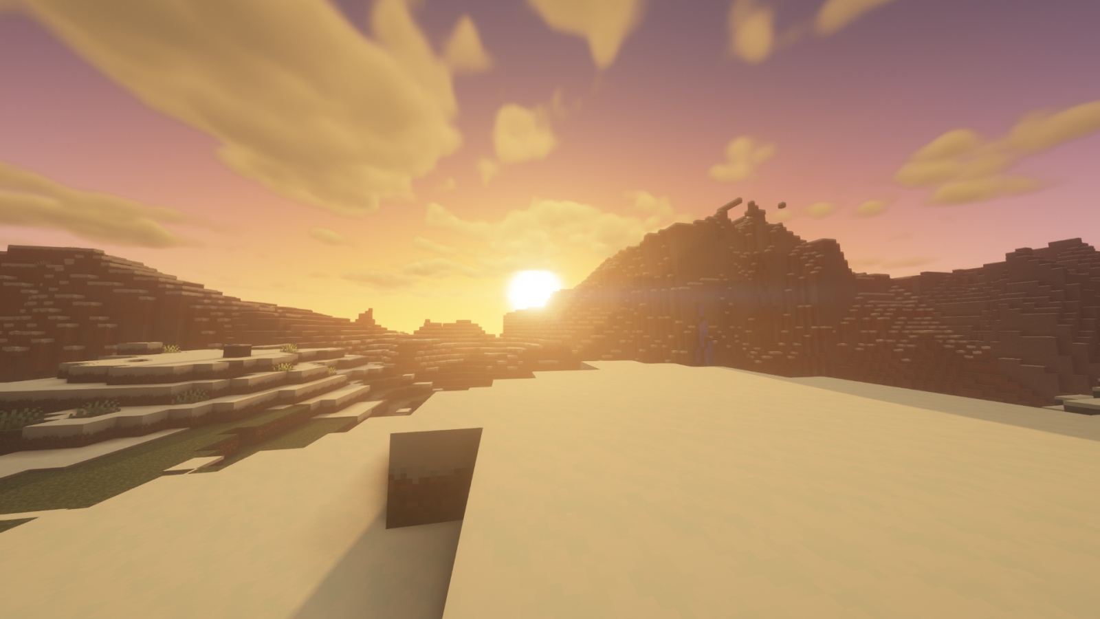 Wallpaper : dawn, snow, Minecraft 1920x1080 - rex101 - 1972949 - HD ...