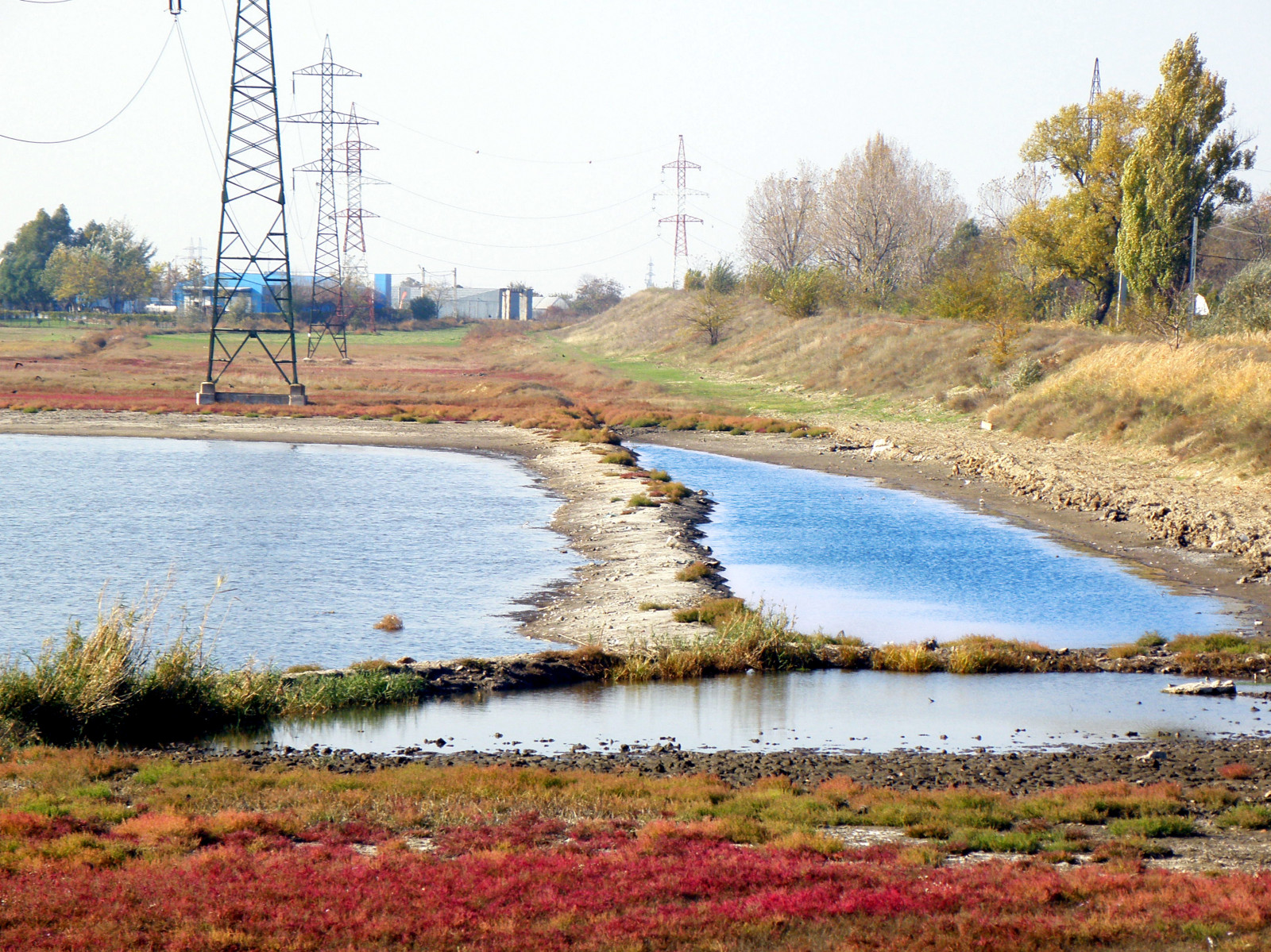 Wallpaper : lake, water, lines, power, salt, tension 3495x2621 ...