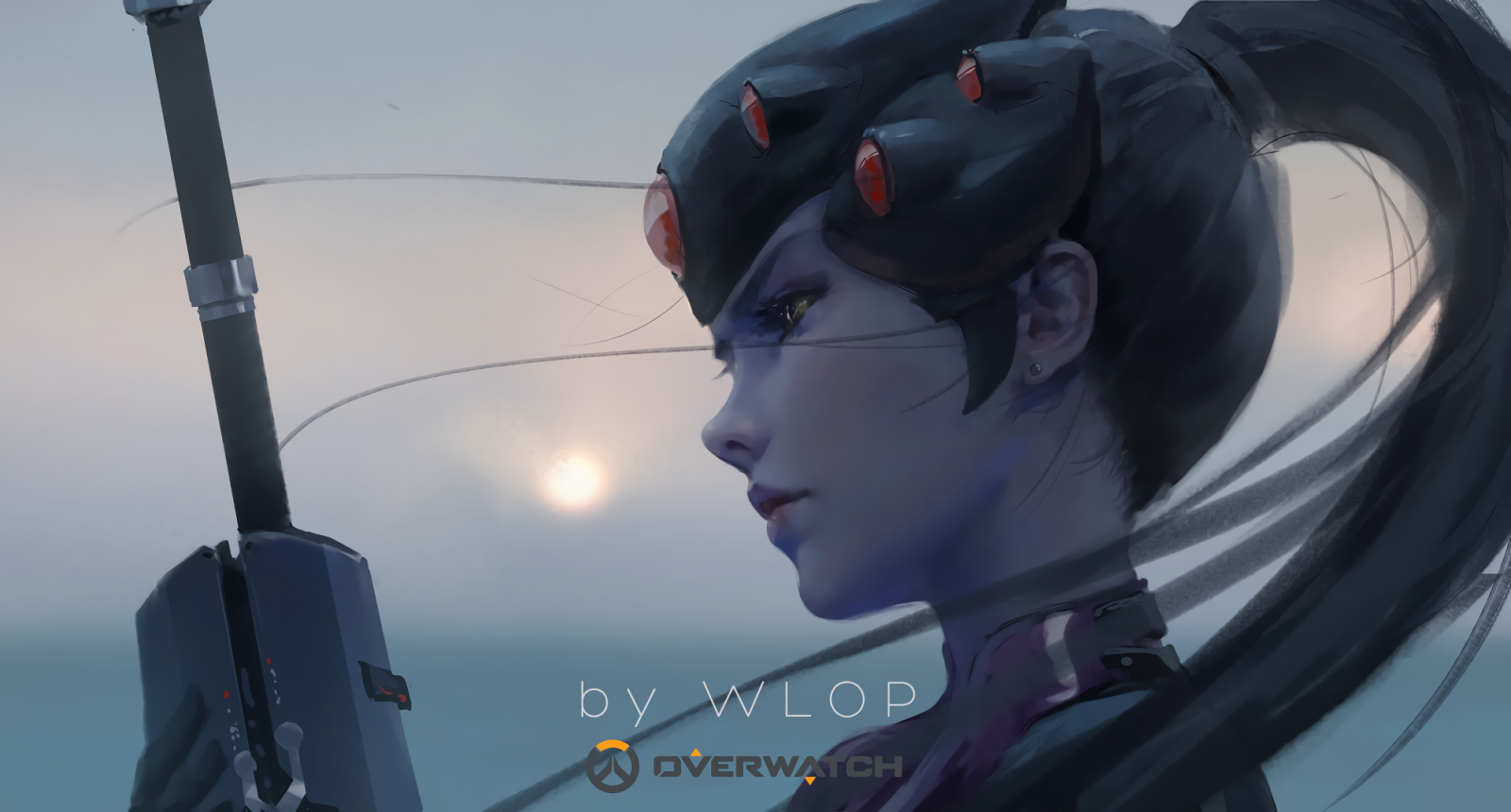 Tapety : Widowmaker Overwatch, WLOP, Video herní postavy 2008x1080 ...