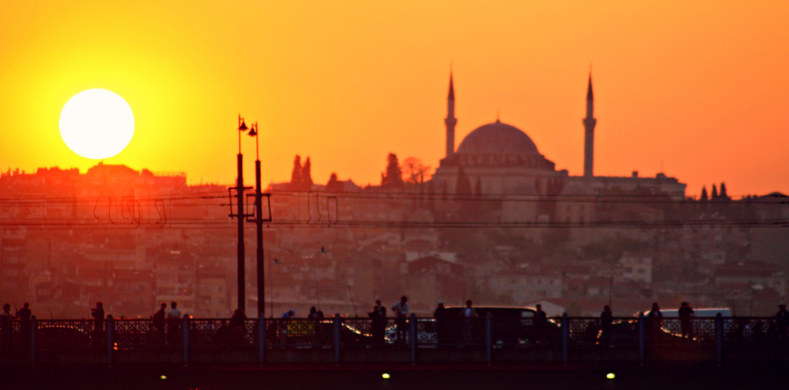 Wallpaper : sunlight, sunset, sea, city, cityscape, night, silhouette ...