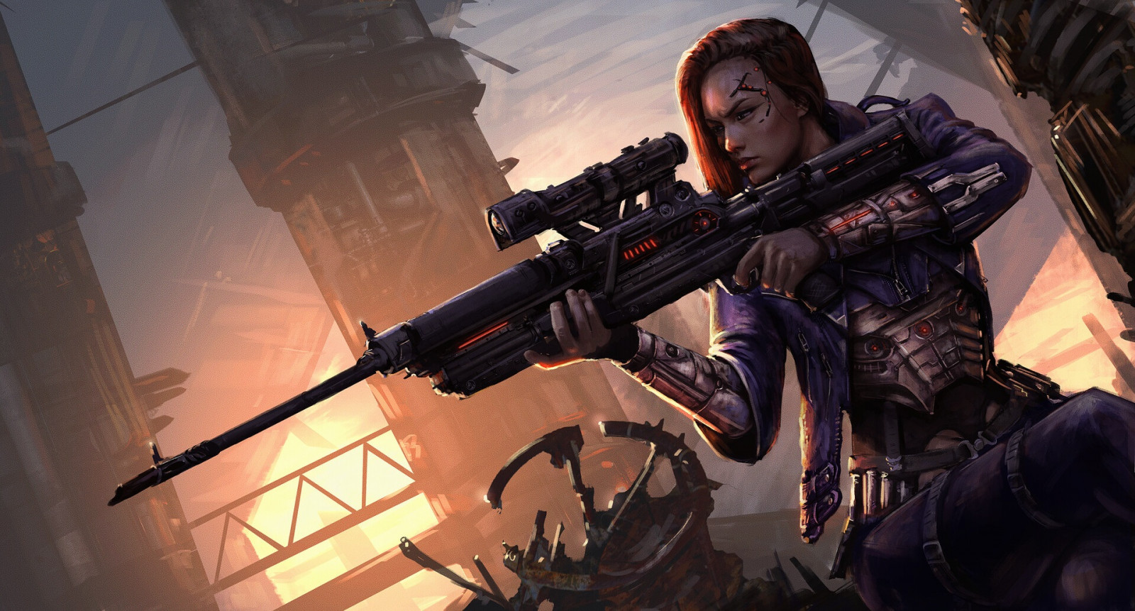 Wallpaper : Shooter game, machine gun, air gun, cg artwork, shotgun ...