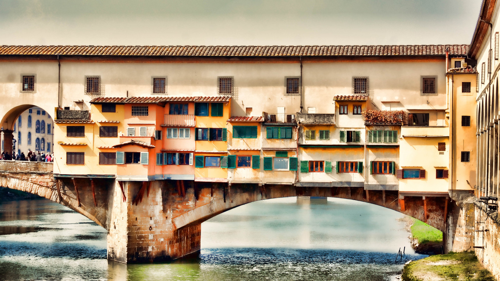 Baggrunde : arkitektur, hus, bro, Firenze, by, Toscana, ferie, ejendom ...