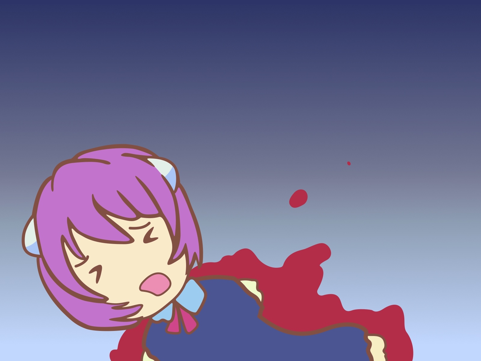 Wallpaper : Elfen Lied, Nana, girl, blood, pain 1600x1200 - wallhaven ...