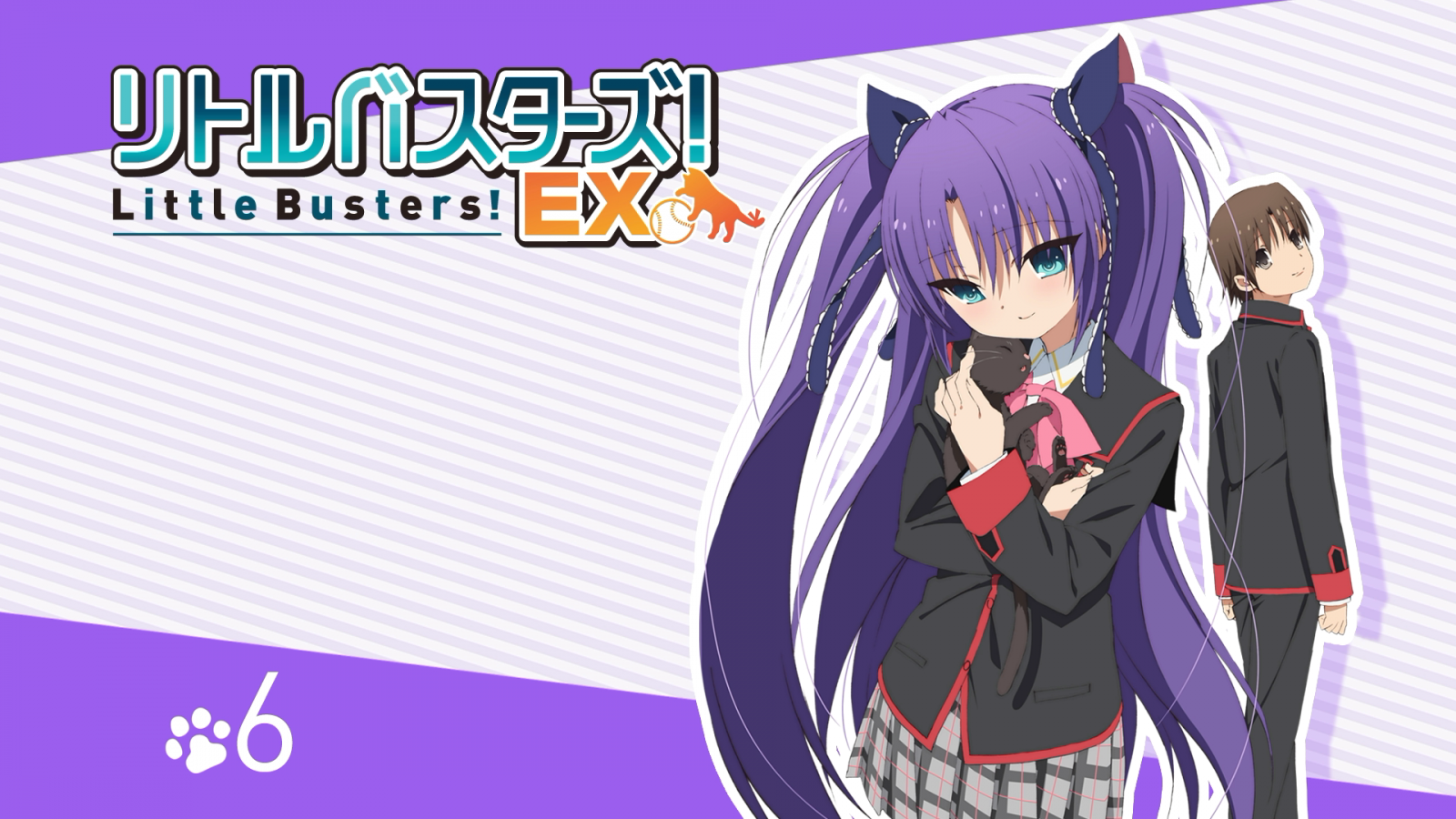 วอลเปเปอร์ : Little Busters, Naoe Riki, Sasasegawa Sasami, ดวงตาสีฟ้า ...