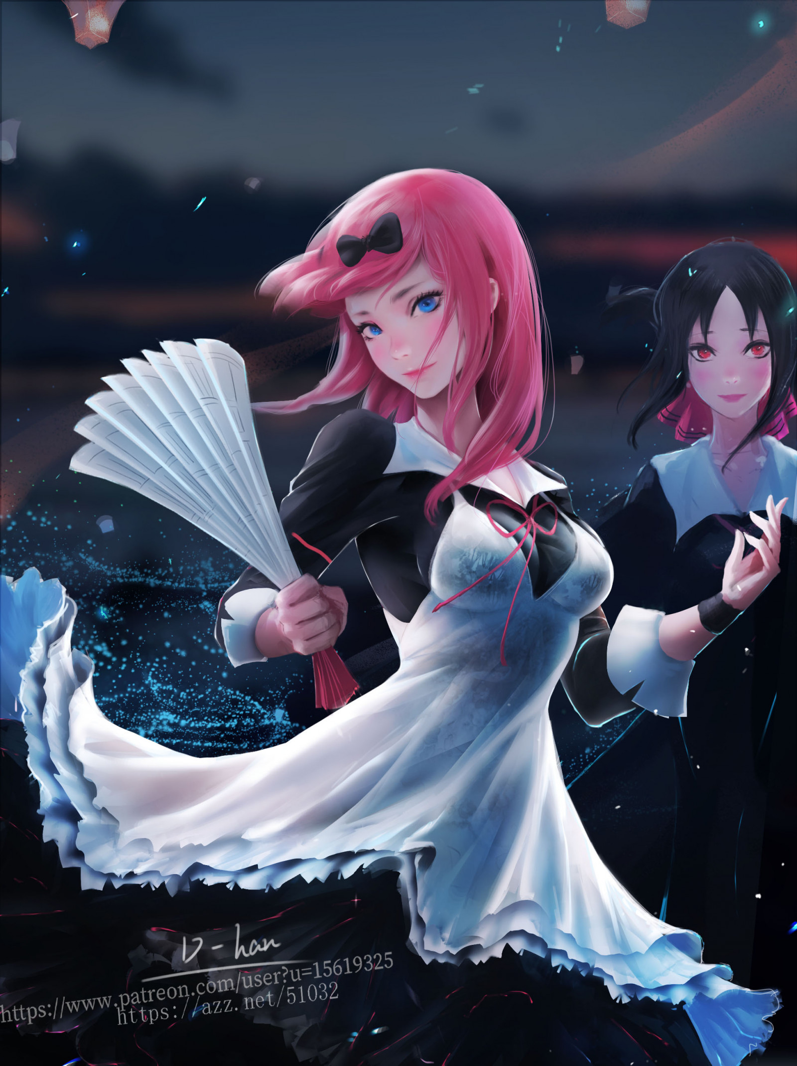 Wallpaper Kaguya Sama Love Is War Digital Art Fan Art 2d Vertical