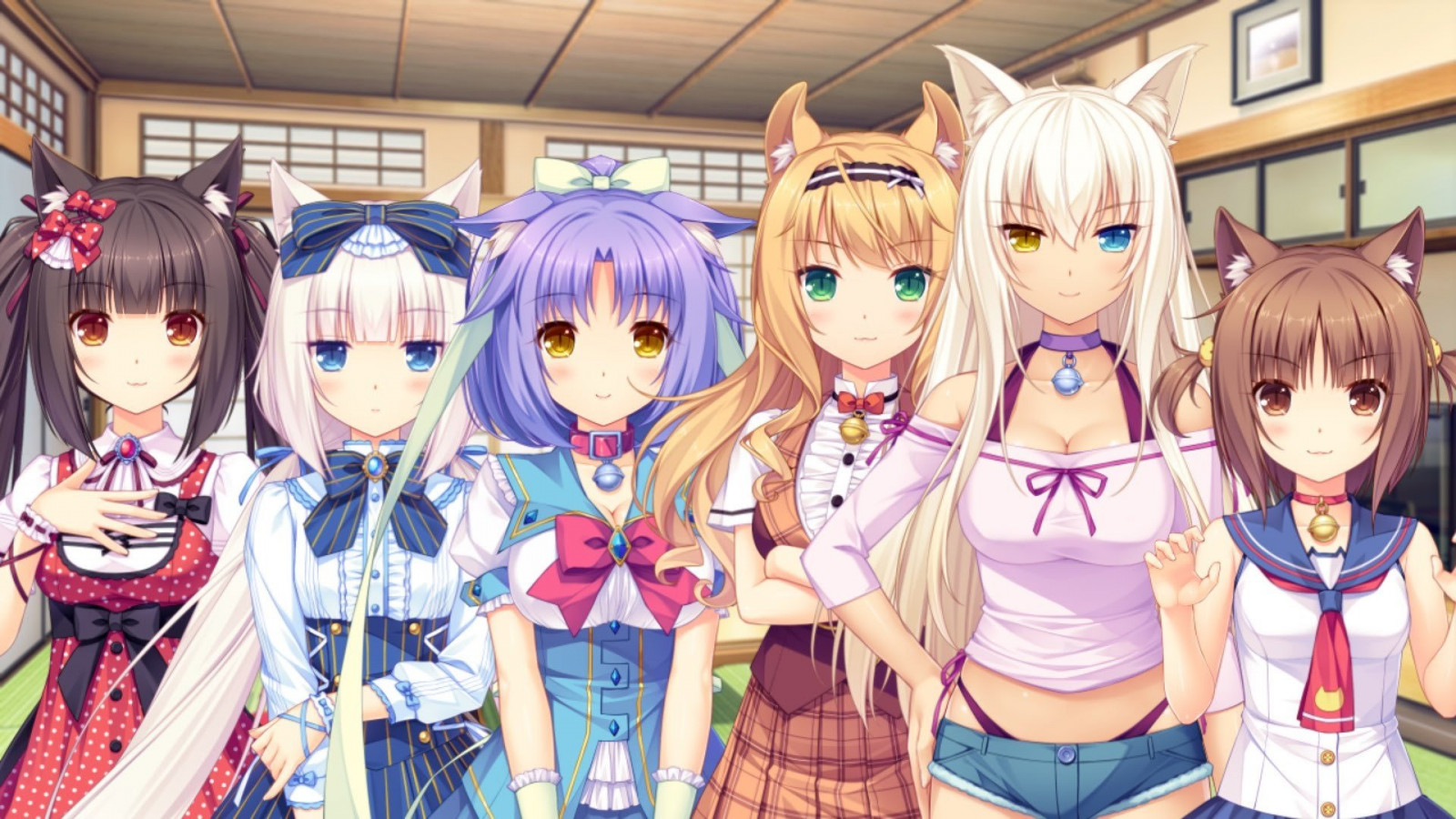 배경 화면 : 1920x1080px, 애니메이션, 네코 파라, 여자들 1920x1080 - wallbase - 1190889 ...