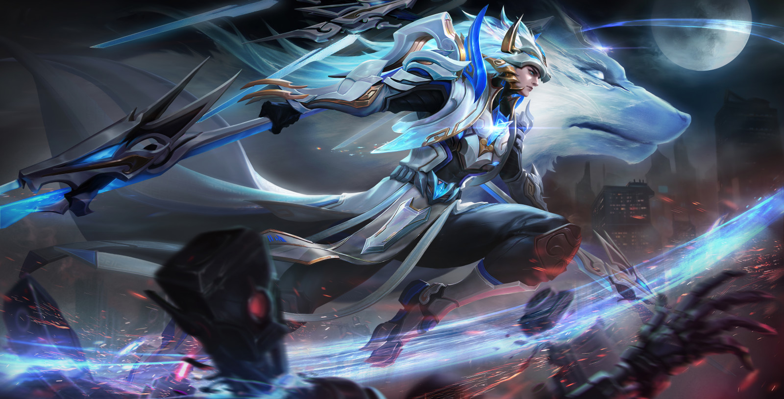 Wallpaper : game characters, blue 8485x4320 - 李明杰 - 2122467 - HD ...