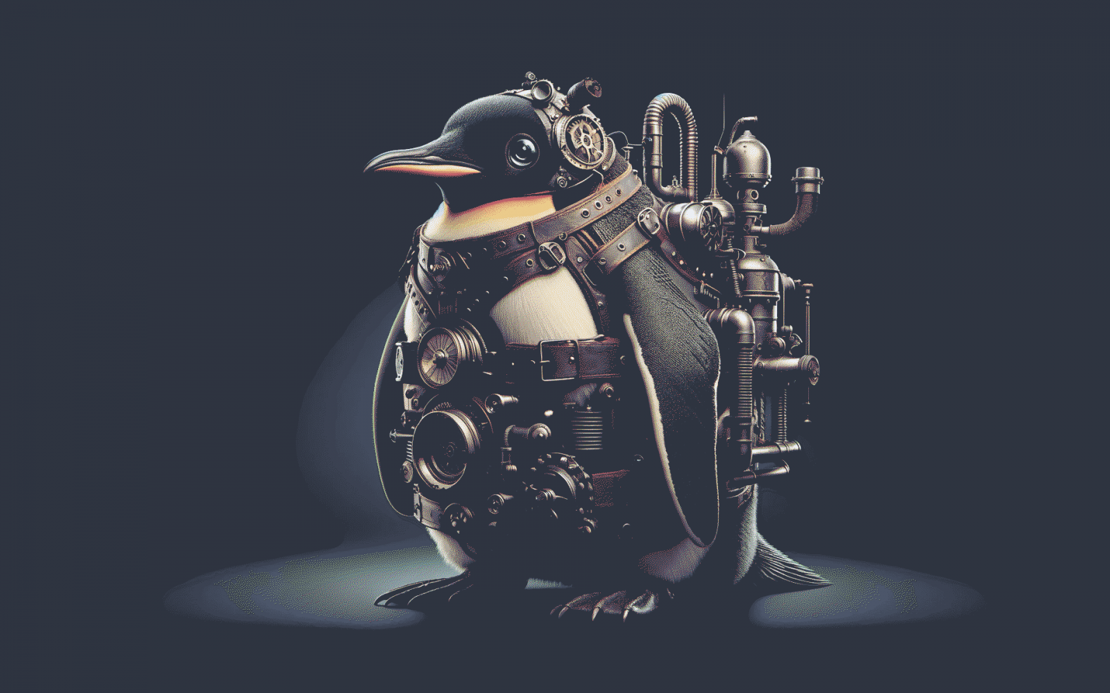 Wallpaper : Linux, penguins, dieselpunk 1920x1200 - hellwoodice ...