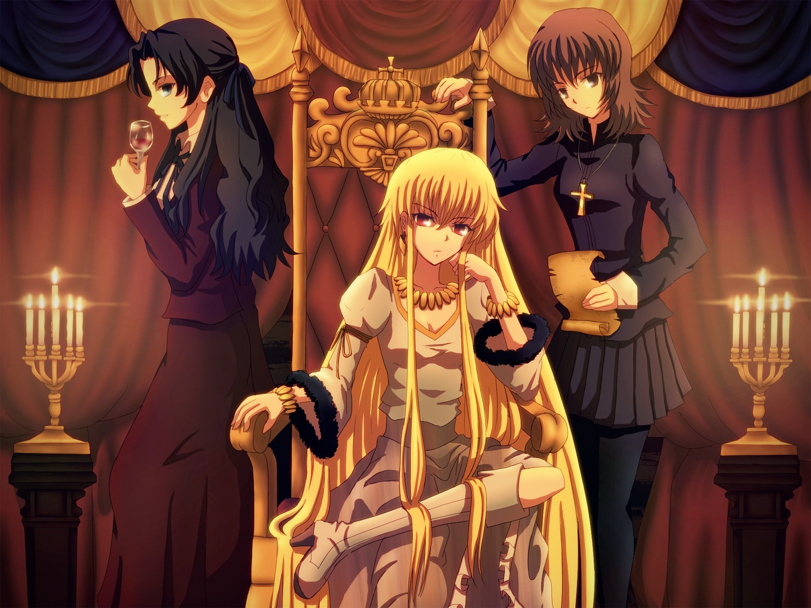 วอลเปเปอร์ : 1600x1200 px, สาวอะนิเมะ, Fate Zero, genderswap 1600x1200 ...