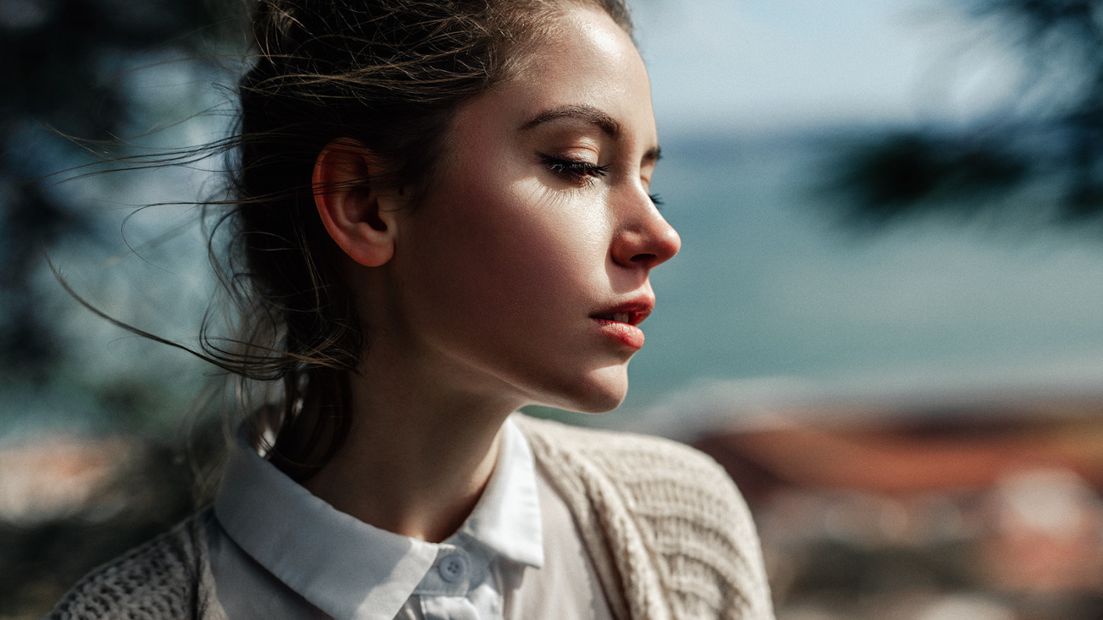 Wallpaper Ksenia Kokoreva Women Face Portrait 1800x1013 Motta123