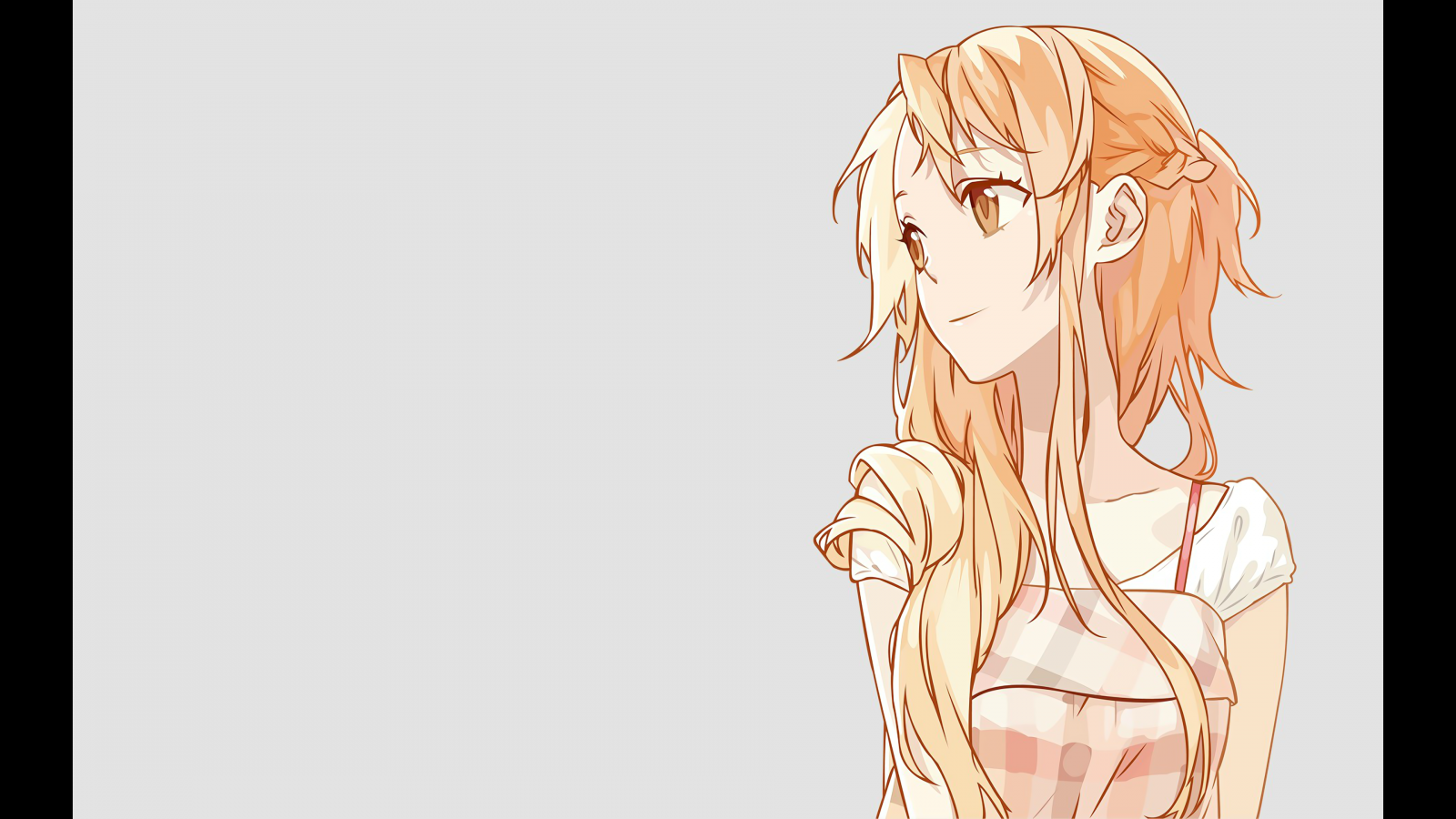 Wallpaper : face, illustration, anime, Sword Art Online, Yuuki Asuna ...