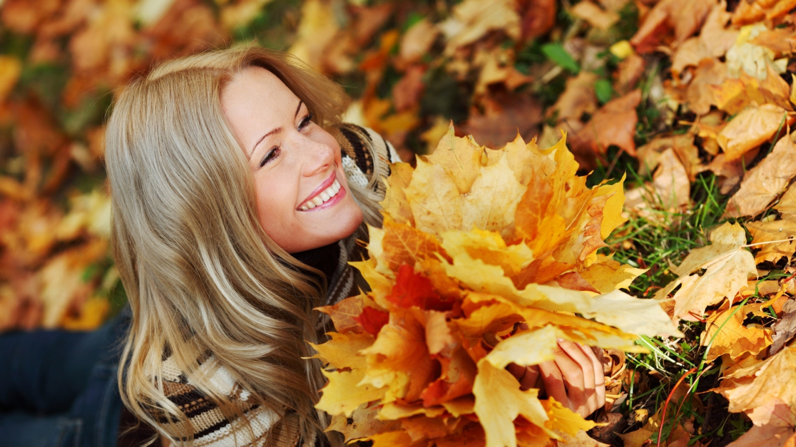 Wallpaper Blonde Girl Smile Face 1920x1080 4kwallpaper 1043584