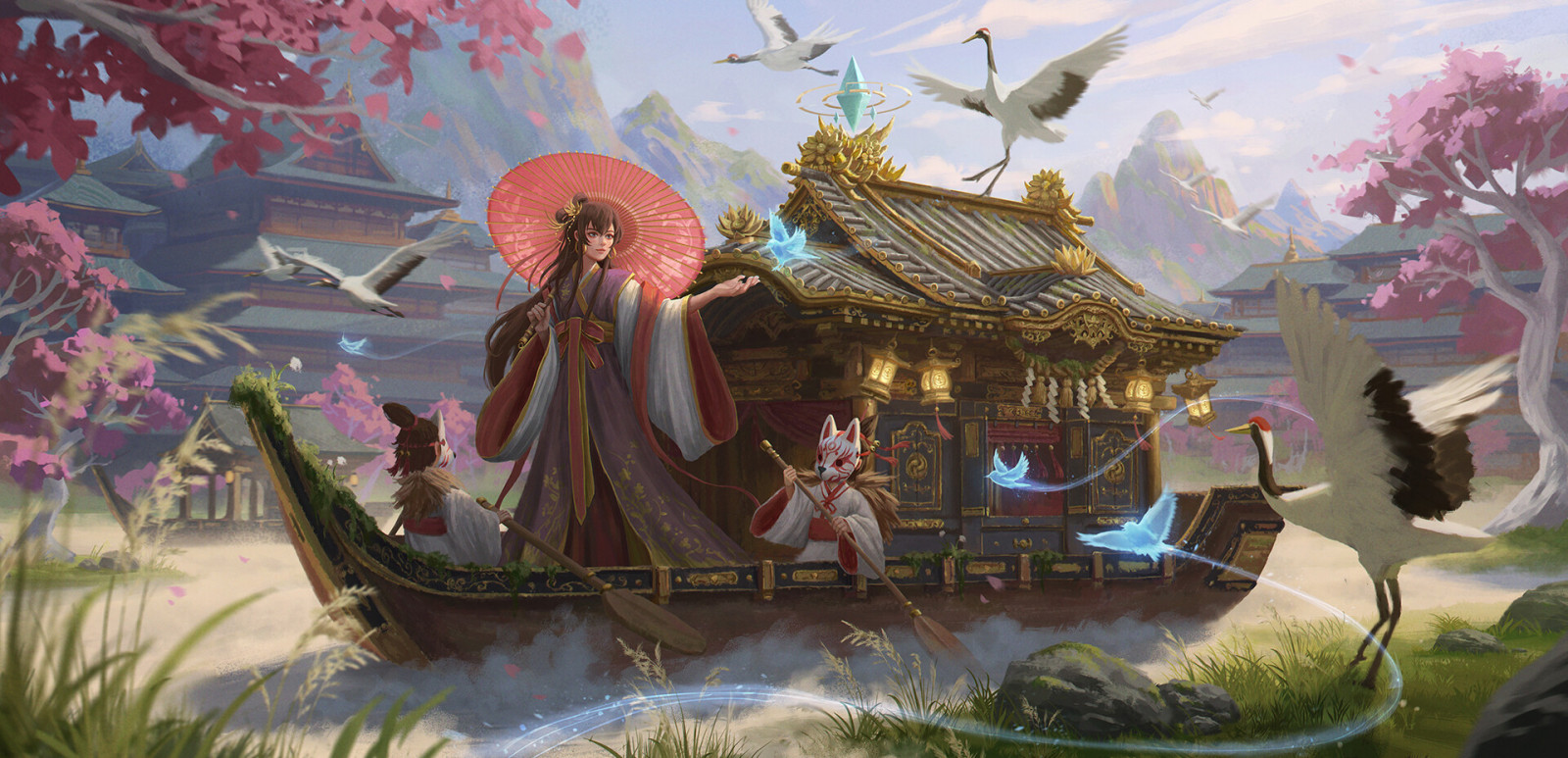 Wallpaper : Shusei Sasaya, digital art, fantasy art 1920x928 - Oringel ...