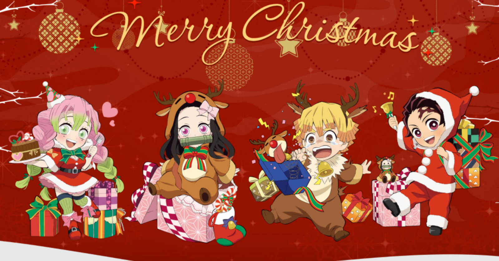 Sfondi : Kimetsu no Yaiba, Natale, christmas clothes, Kamado Tanjiro ...