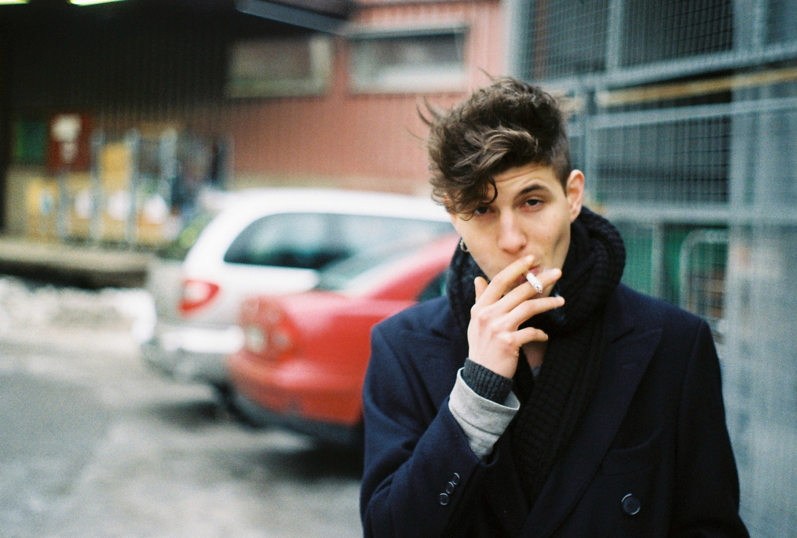 Wallpaper : street, winter, vehicle, photography, smoking, cigarettes ...