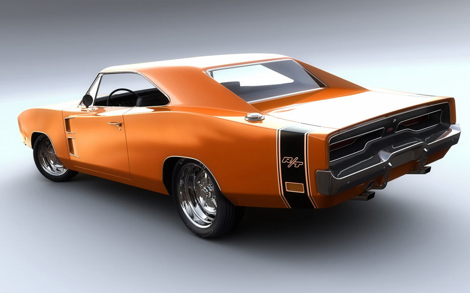 Wallpaper : orange, Dodge Charger, classic car, Pontiac GTO, land ...