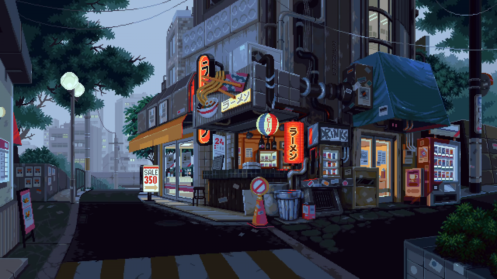 Bakrunner : pixel art, Japan, ramen 3840x2160 - idotj - 2301494 ...
