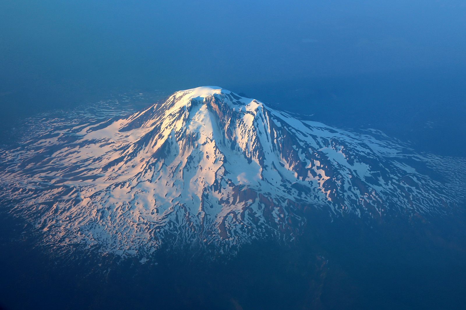 Bakrunner : solnedgang, sommer, USA, fjell, snø, is, fotografering ...