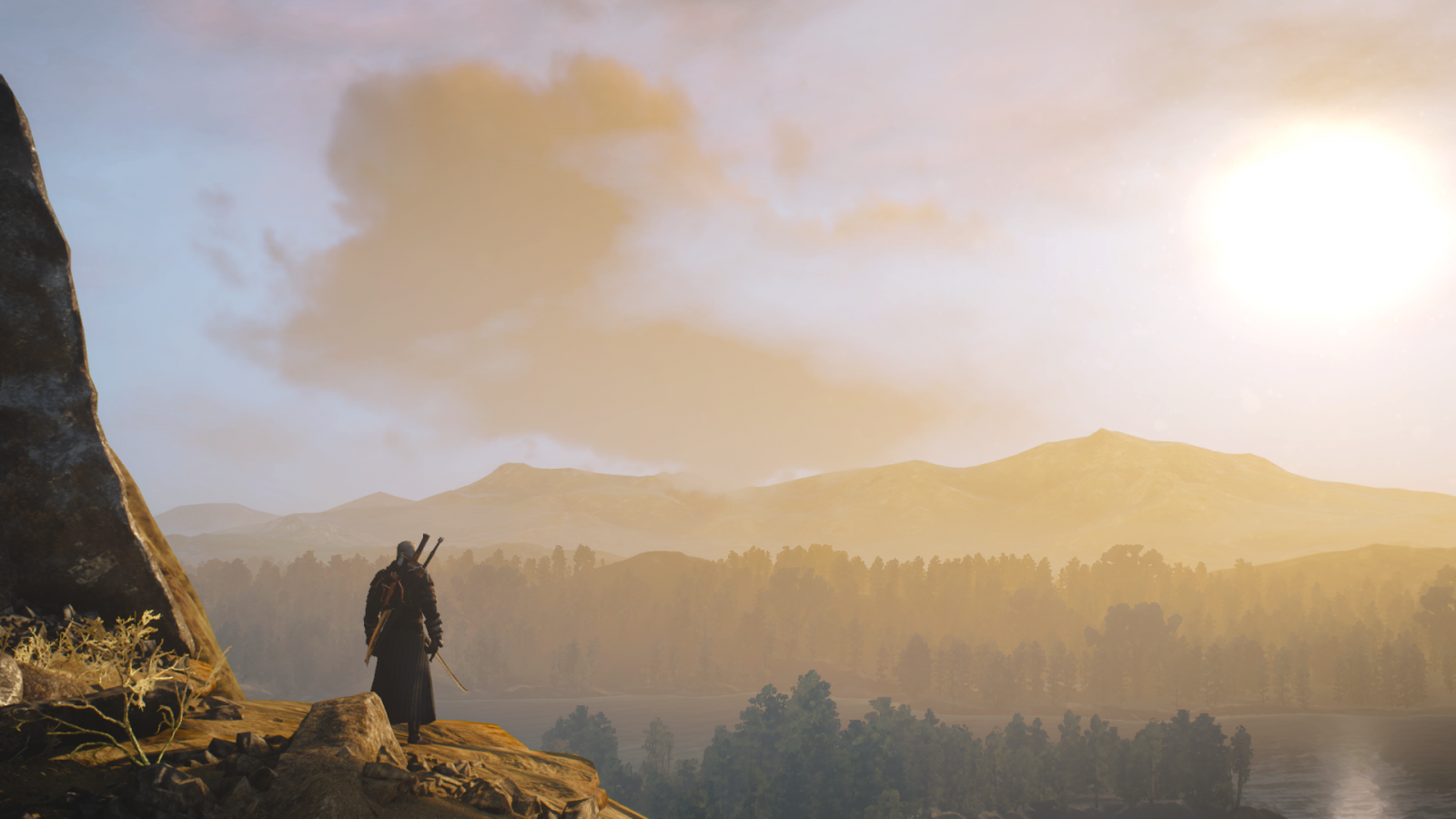 Wallpaper : The Witcher 3 Wild berburu, alam, mountain view, Kaer ...