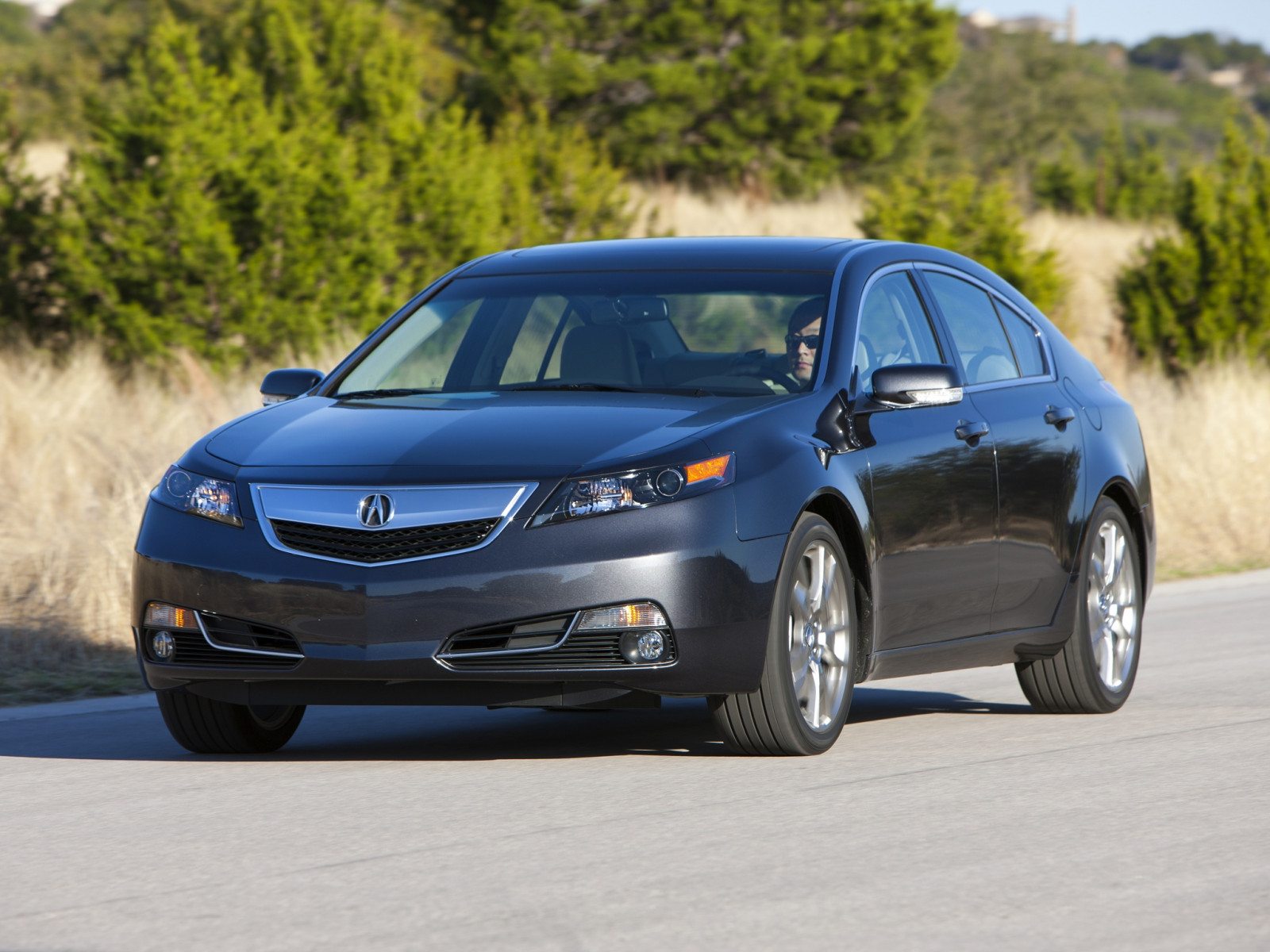 Wallpaper : acura, TL, 2011, blue, front view, style, cars, nature ...