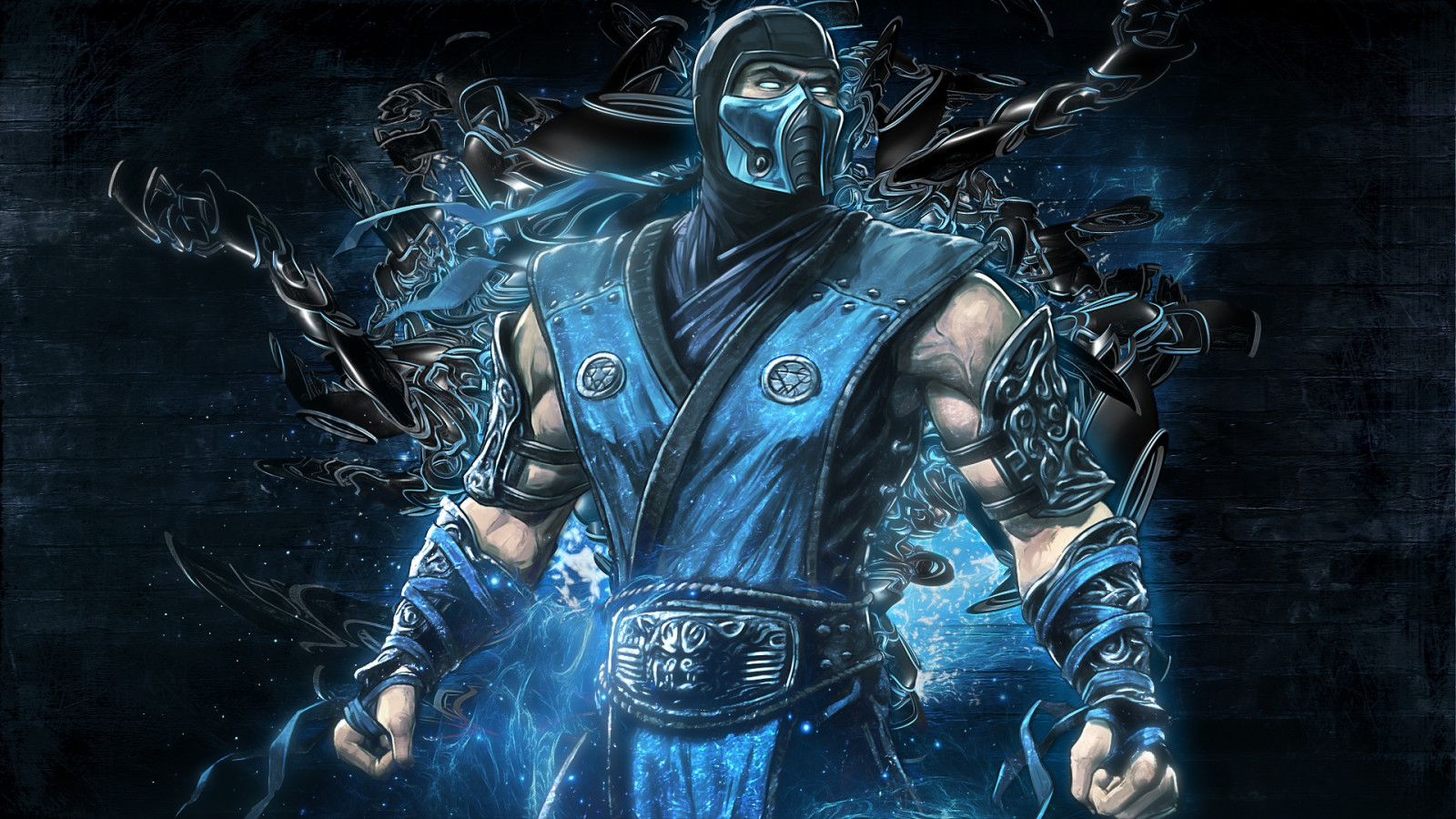 วอลเปเปอร์ : ภาพประกอบ, Sub Zero, Mortal Kombat, ศิลปะ, อุปกรณ์, ความ ...