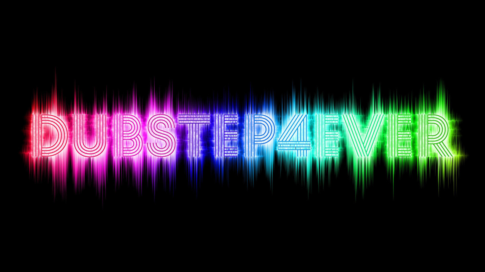 Wallpaper : illustration, neon, text, music, dubstep, light, color ...