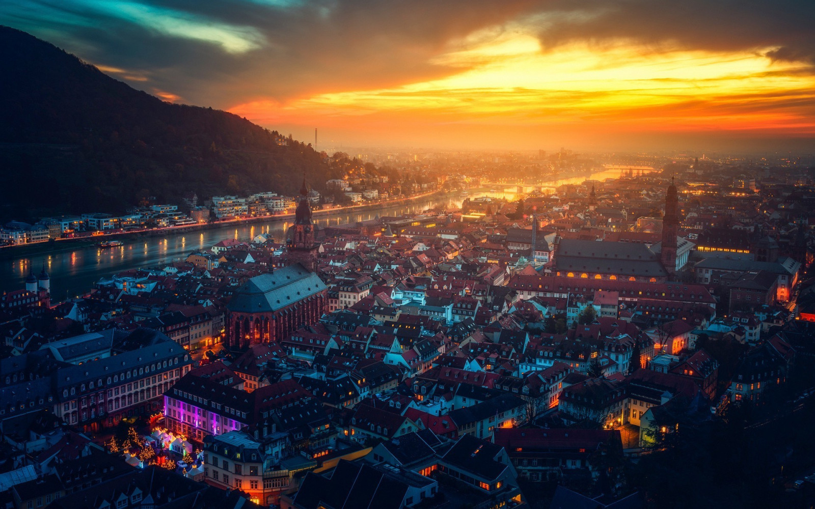 Wallpaper : 1920x1200 px, kota, Jerman, sungai 1920x1200 - - 1020878 ...