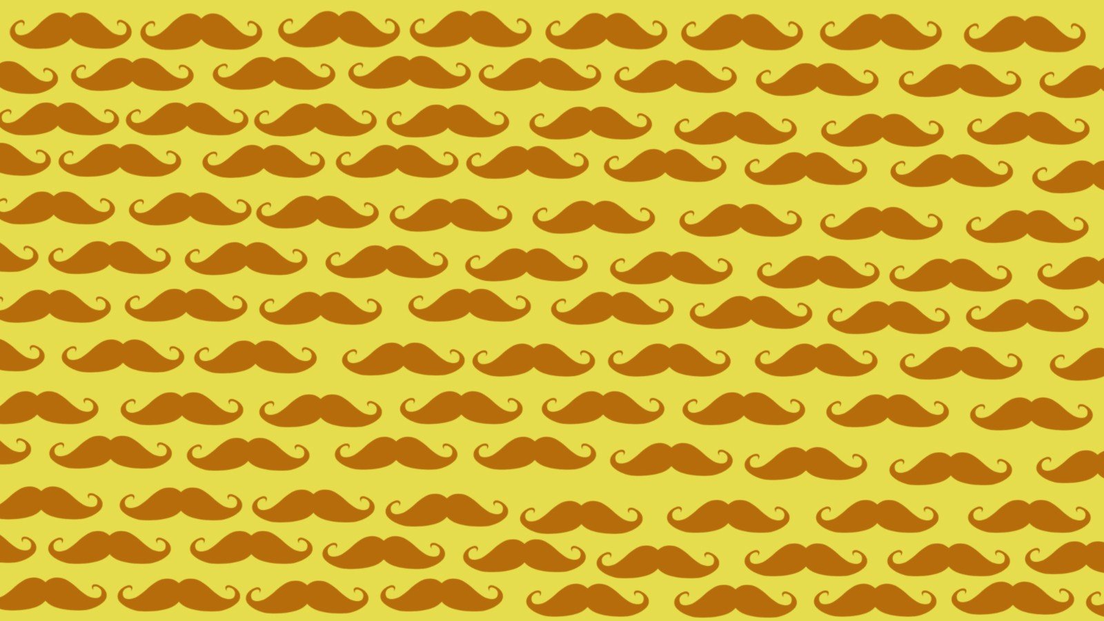 Wallpaper : 1600x900 px, brown, moustache, mustache, yellow 1600x900 ...