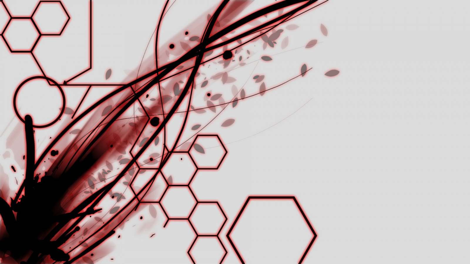 Wallpaper : ilustrasi, abstrak, merah, desain grafis, segi enam, pola ...