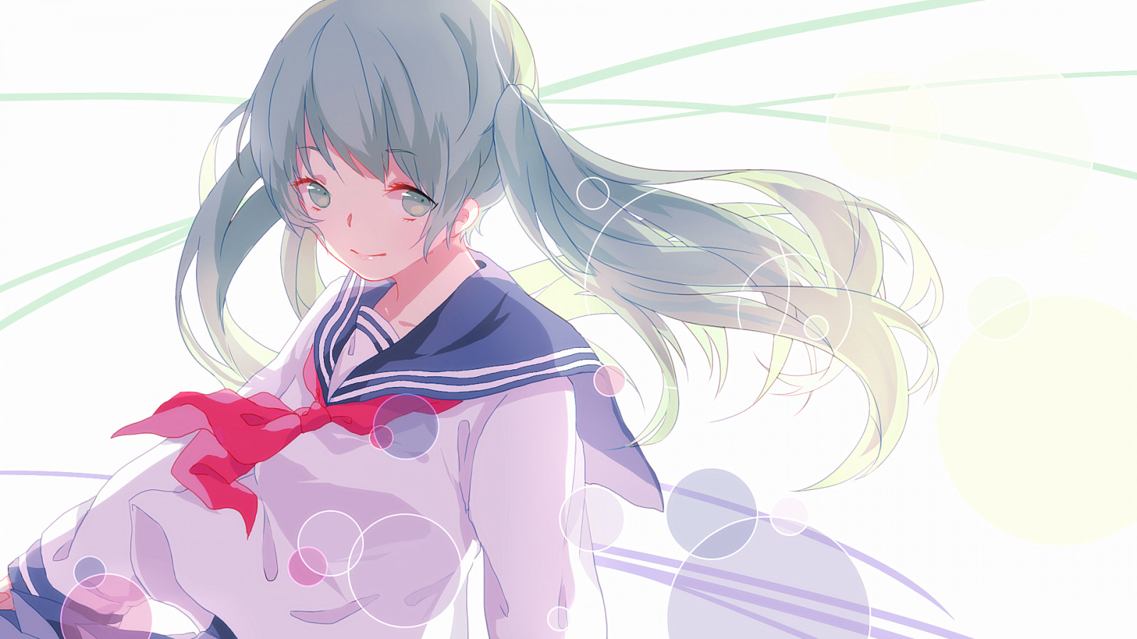 Wallpaper : ilustrasi, gadis anime, karya seni, gambar kartun, rambut hitam, Vocaloid, Hatsune ...