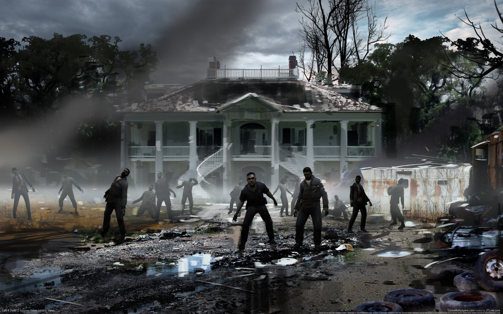 Wallpaper : video games, fire, explosion, Left 4 Dead, Left 4 Dead 2 ...