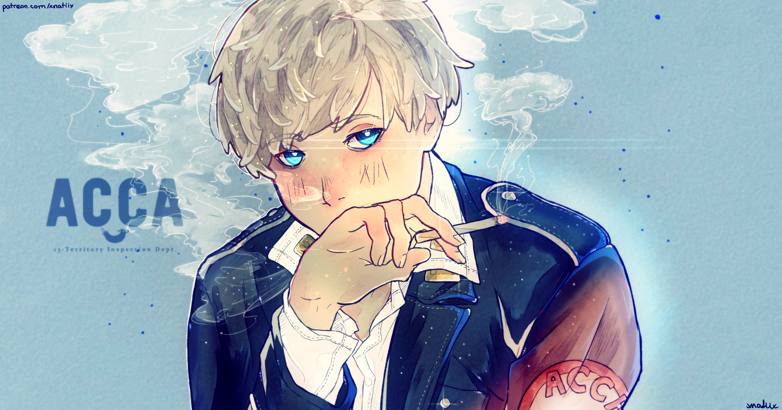 Wallpaper : ACCA 13 ku Kansatsu ka, anime boys, Jean Otus 4000x2097 ...