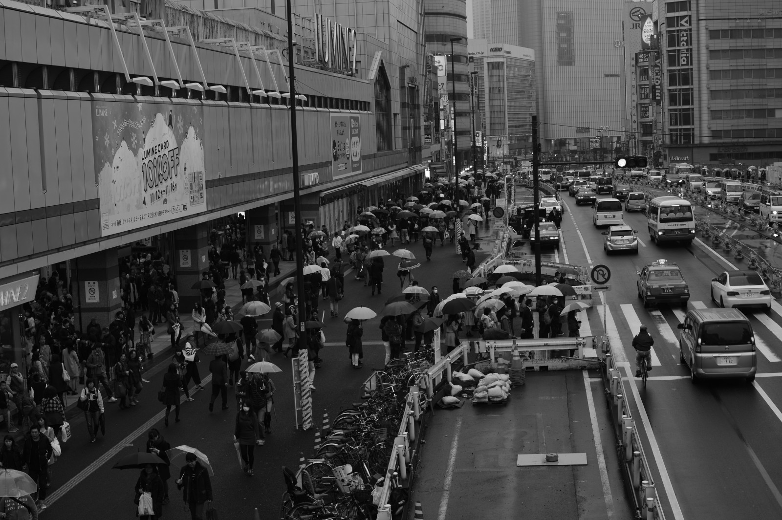 Wallpaper : Japan, city, street, cityscape, rain, road, traffic, Nikon ...