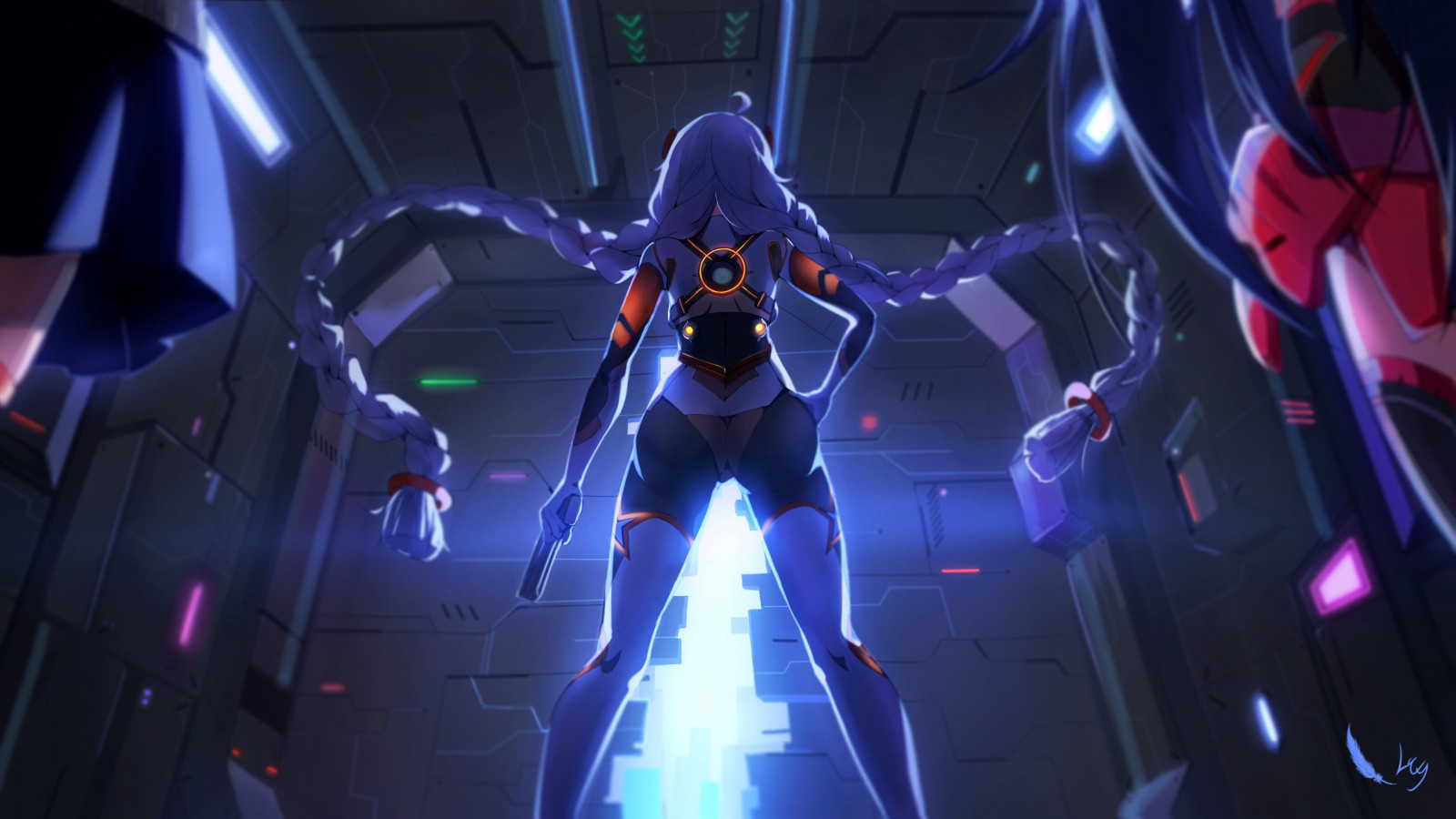 배경 화면 : 애니메이션, 팬 아트, 총 GirlZ, 단계, 스크린 샷 3840x2160 - ludendorf - 15474 ...