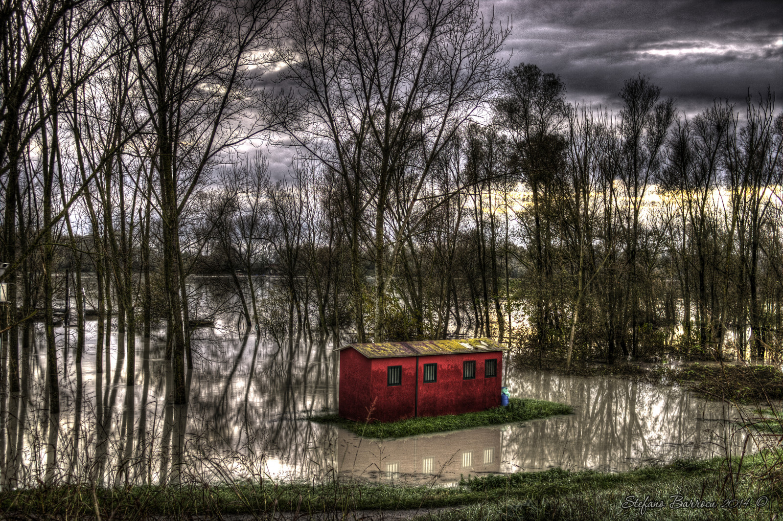 Wallpaper : forest, Italy, water, nature, reflection, winter, vehicle ...
