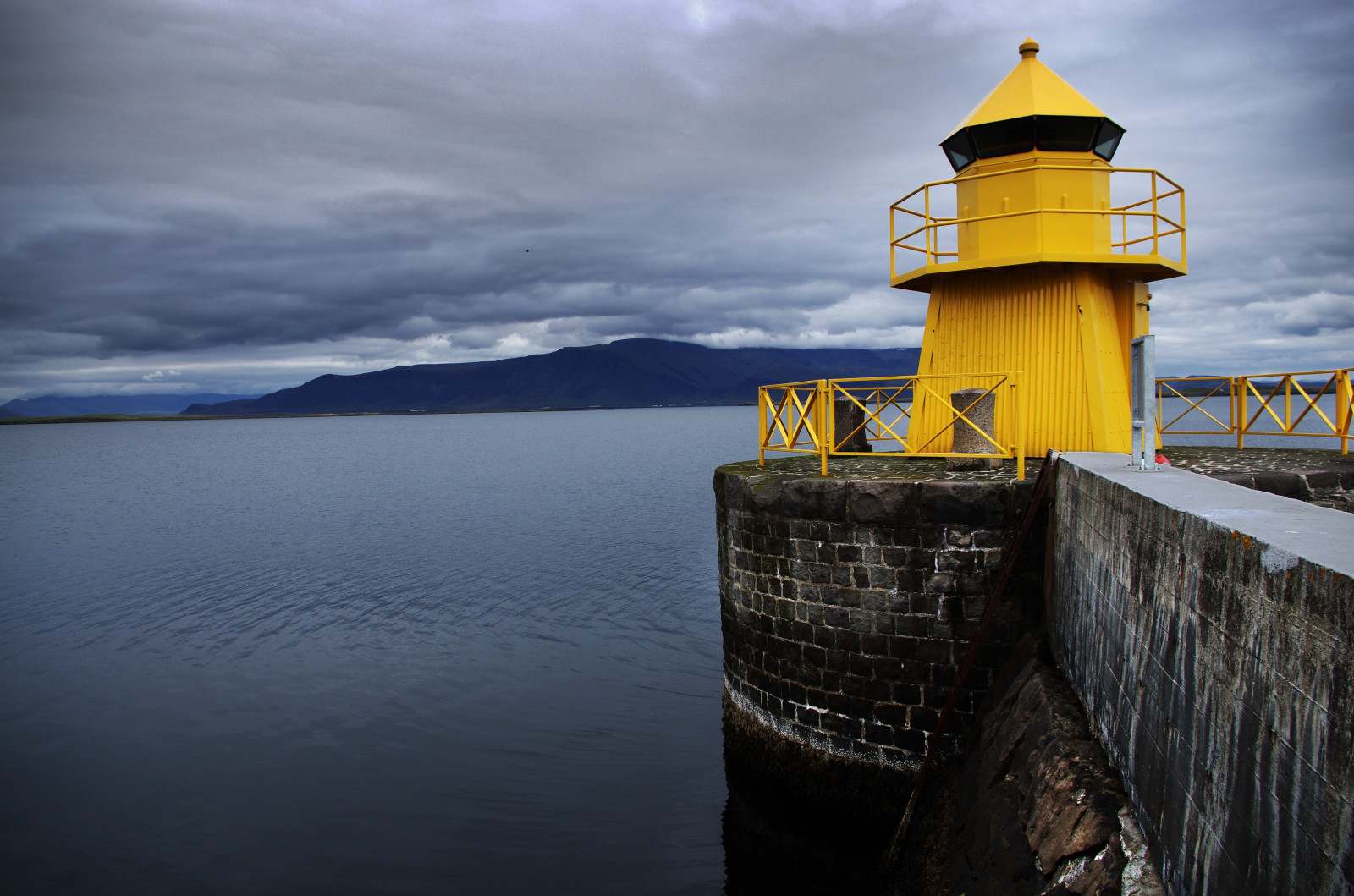 Wallpaper : laut, air, langit, tenang, kuning, malam, menara, pantai ...