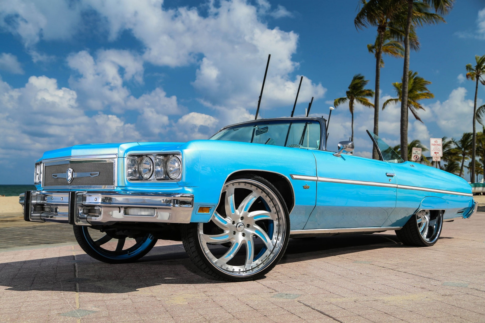 Wallpaper : 75 caprice, forgiato fest dallas, blue, side view 2000x1333 ...