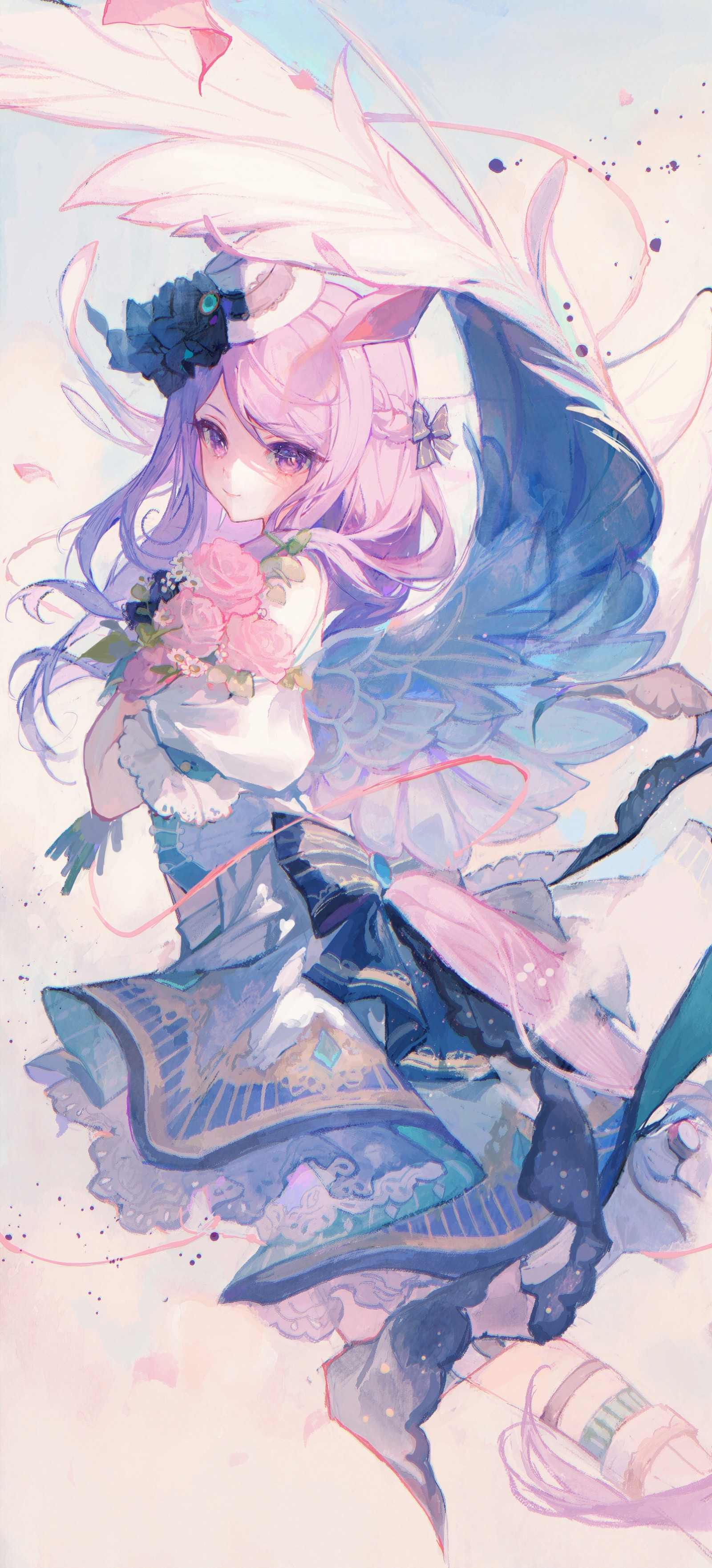 배경 화면 : Maccha, 애니메이션 소녀들 1608x3540 - Rynios - 2259752 - 배경 화면 - WallHere