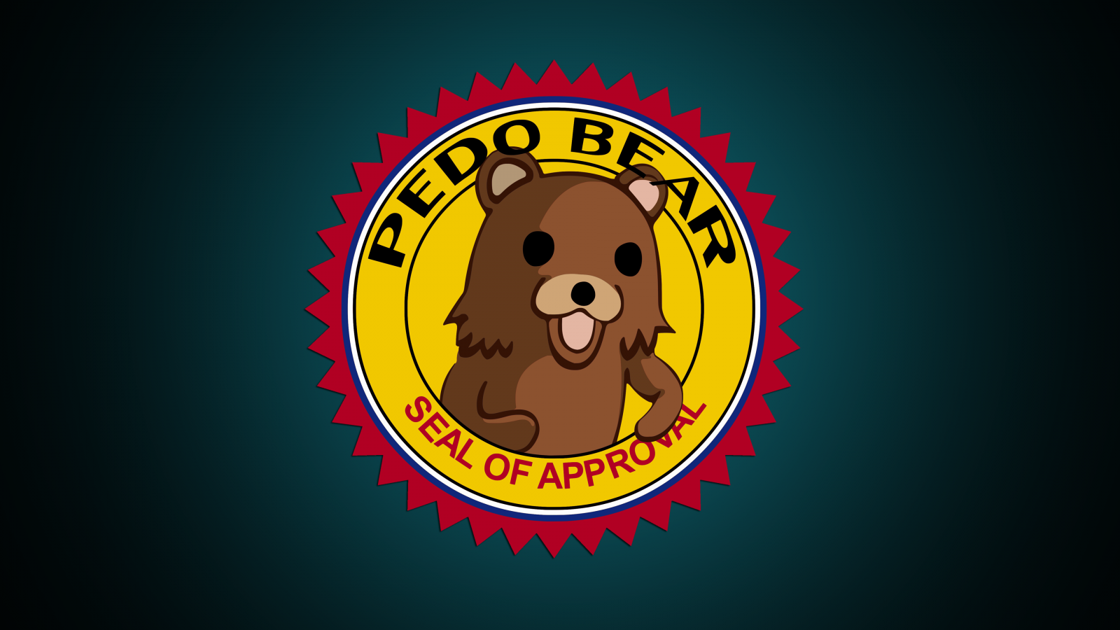 Pedobear Grey Wallpaper Bull